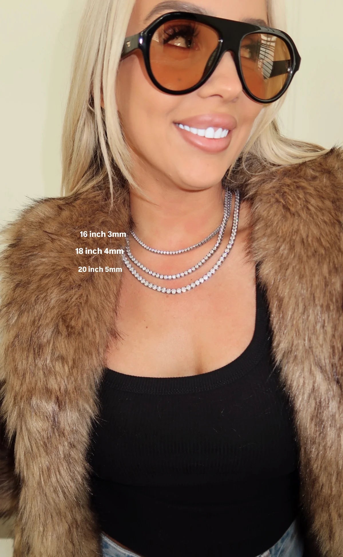 Luxe Line - Tennis Necklaces by Chansutt (ARRAY) — Ships 2-3 weeks ...