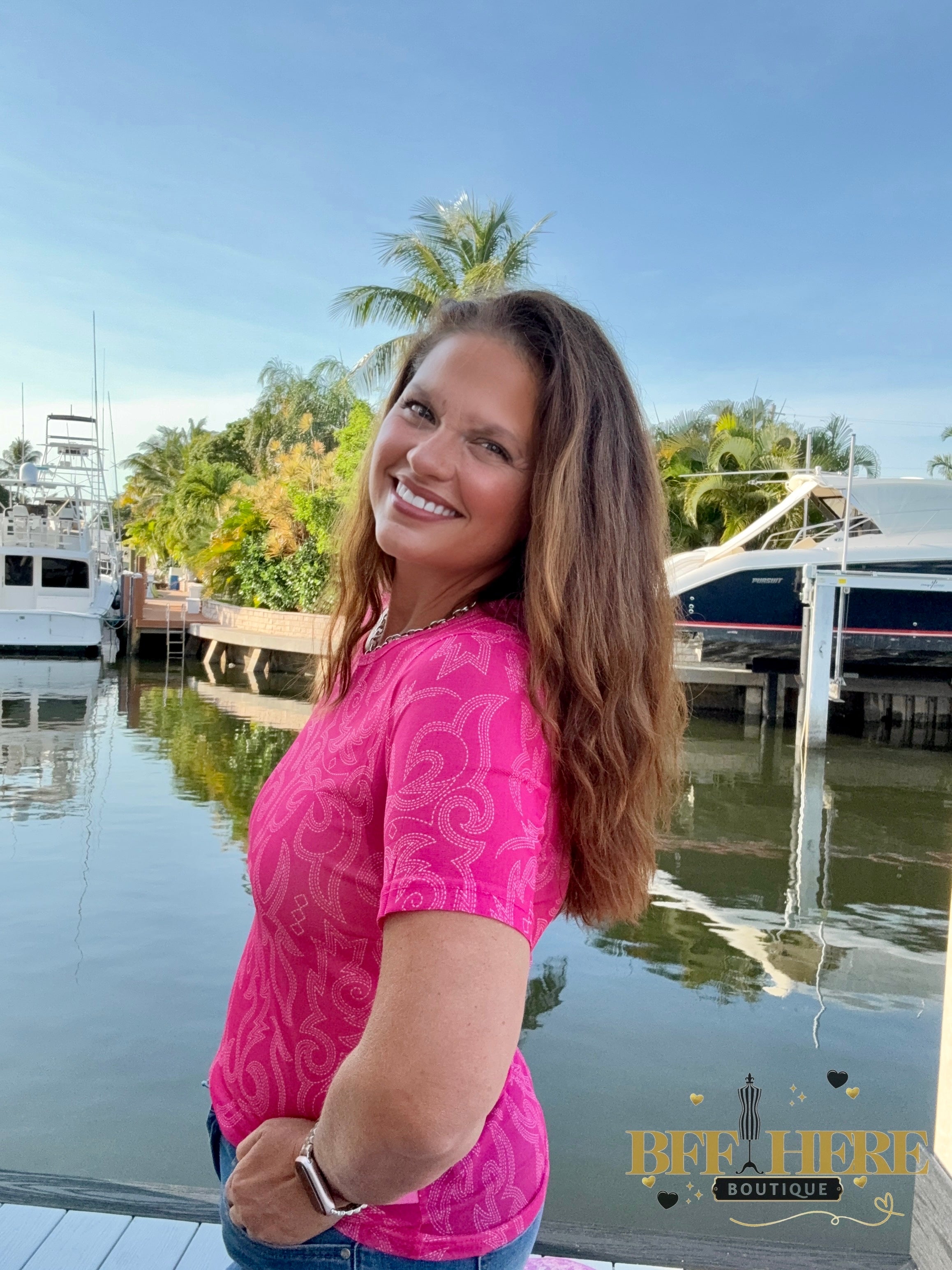 Let’s Go Girls Mesh Top by Sterling Kreek – BFF Here