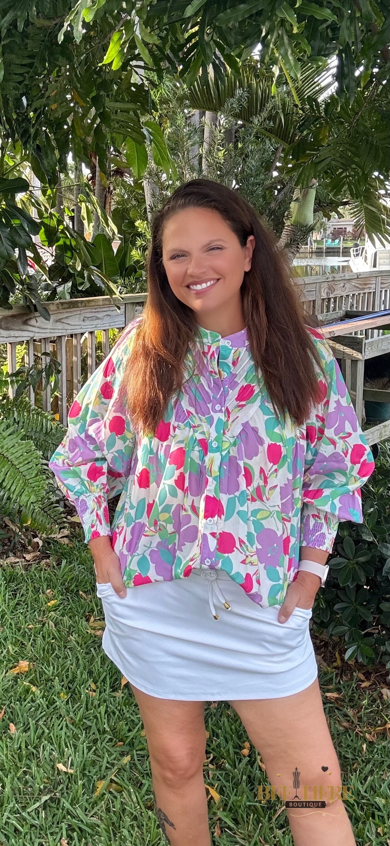 Katie Button Up Blouse / Pastel by Jess Lea – BFF Here
