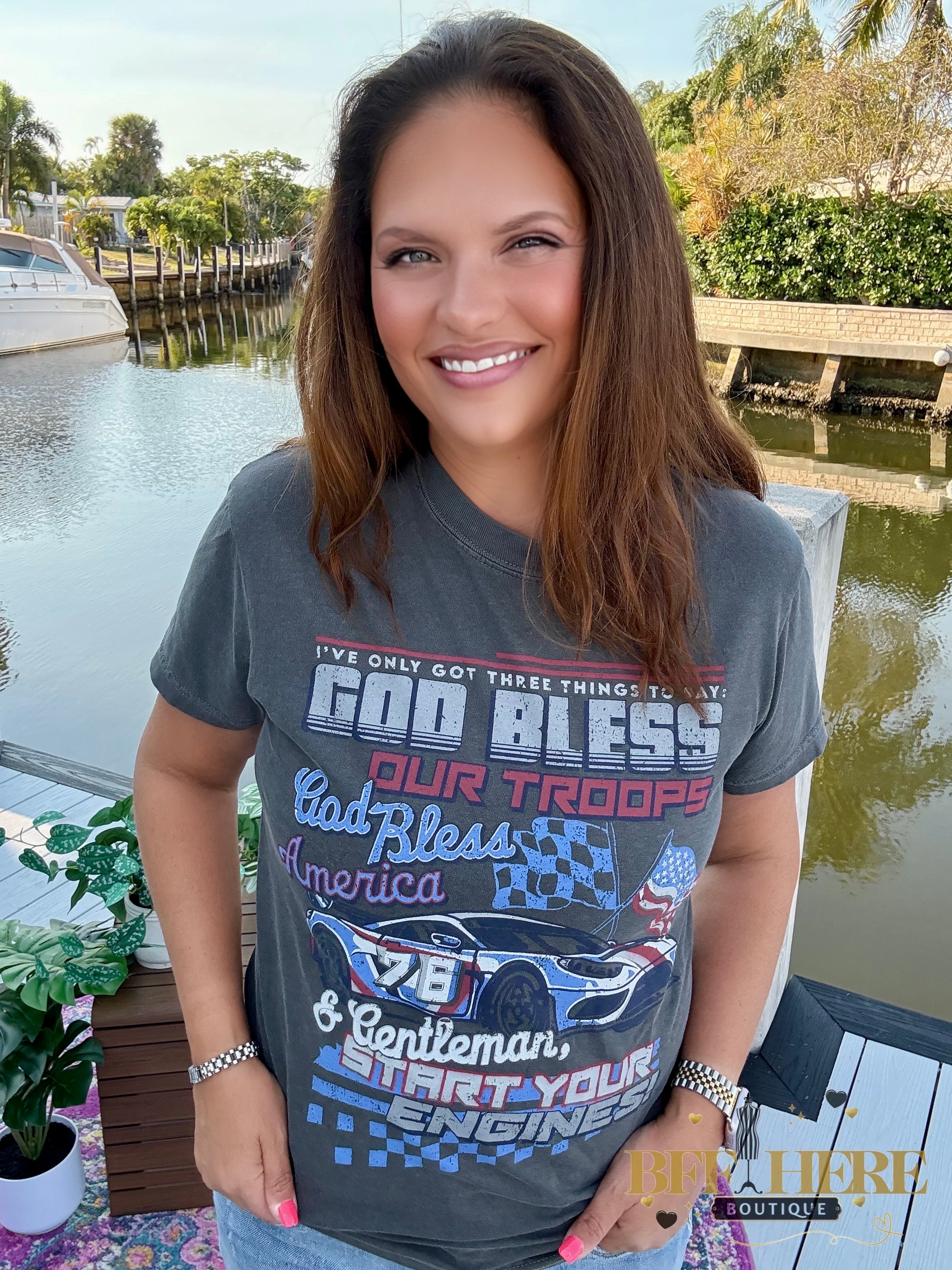 Fast Track America Tee – BFF Here